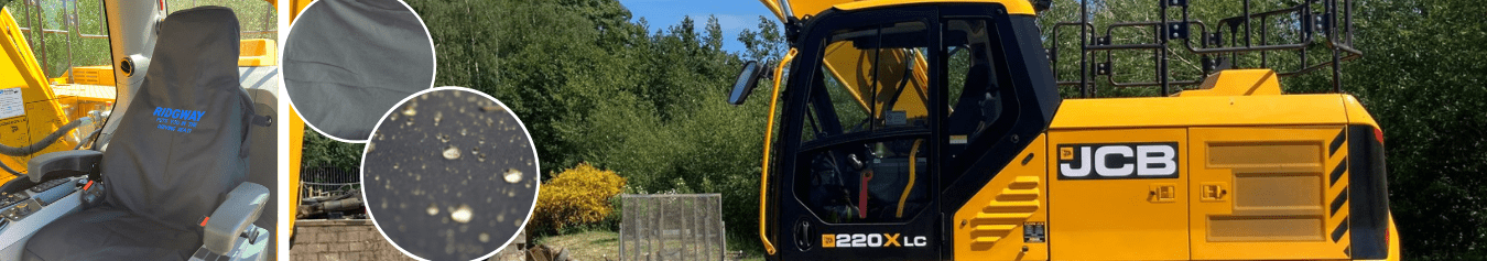 Custom Made JCB Seat Covers - Car Mats UK